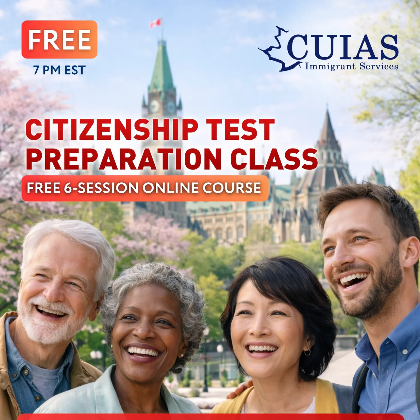 FREE online citizenship test preparation course